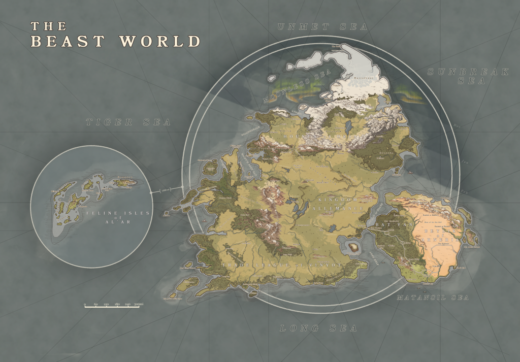 Cloth World Map – Heartleaf Games